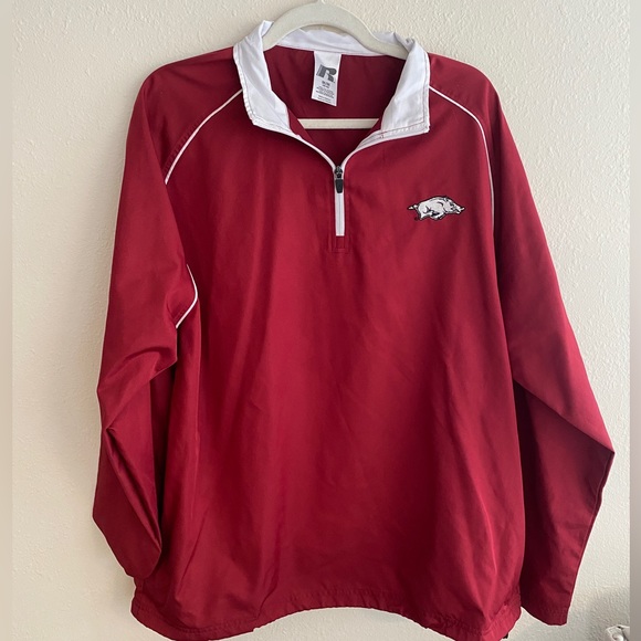 Russell Athletic | Jackets & Coats | Russel M Razorback Windbreaker ...